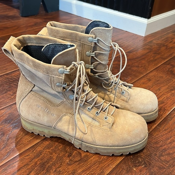 Vibram | Shoes | Wellco Gortex Military Combat Boots Dessert Tan | Poshmark